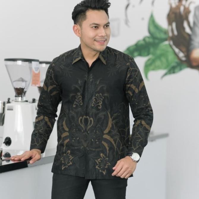 Jual Discount Baju Batik Pria Panjang Furing Bagus Raja Ampat Motif ...