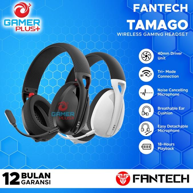 Jual Fantech Headset Tamago Wireless Bluetooth Headphone Kualitas Premium | Shopee Indonesia