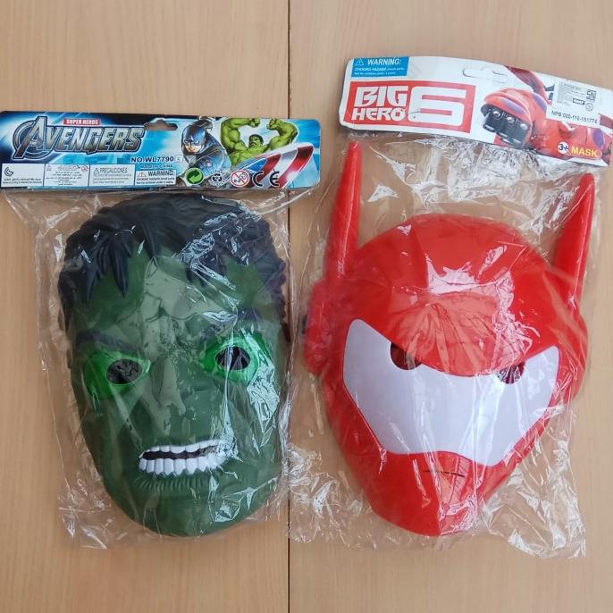 Jual topeng HULK & BiG Hero6 NYALA LAMPU (harga PROMO) | Shopee Indonesia