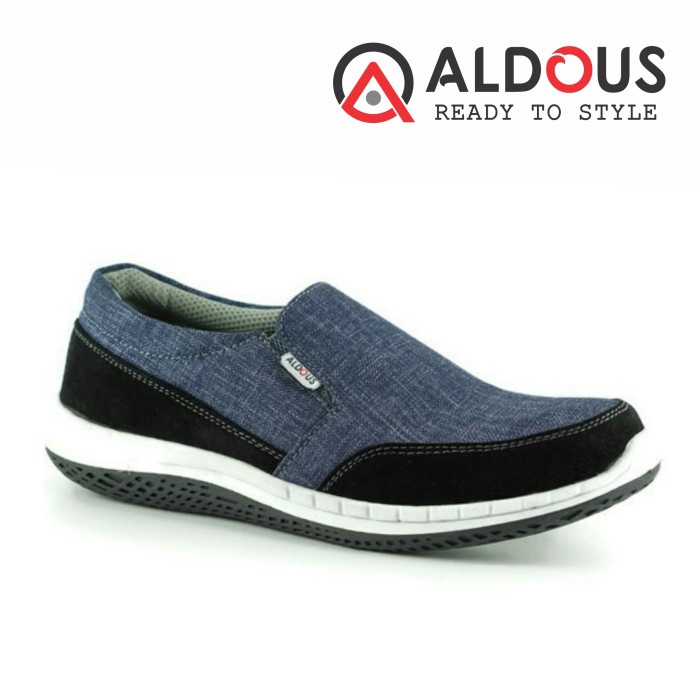 Jual Aldous - A02 Sepatu Casual Slip On Pria / Selop Pria Santai Formal ...