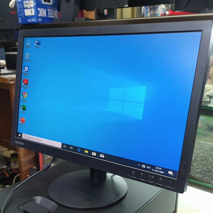 Jual MONITOR LENOVO THINKVISION 22 INCH WIDE FULL HD 1920x1080 SUPER ...
