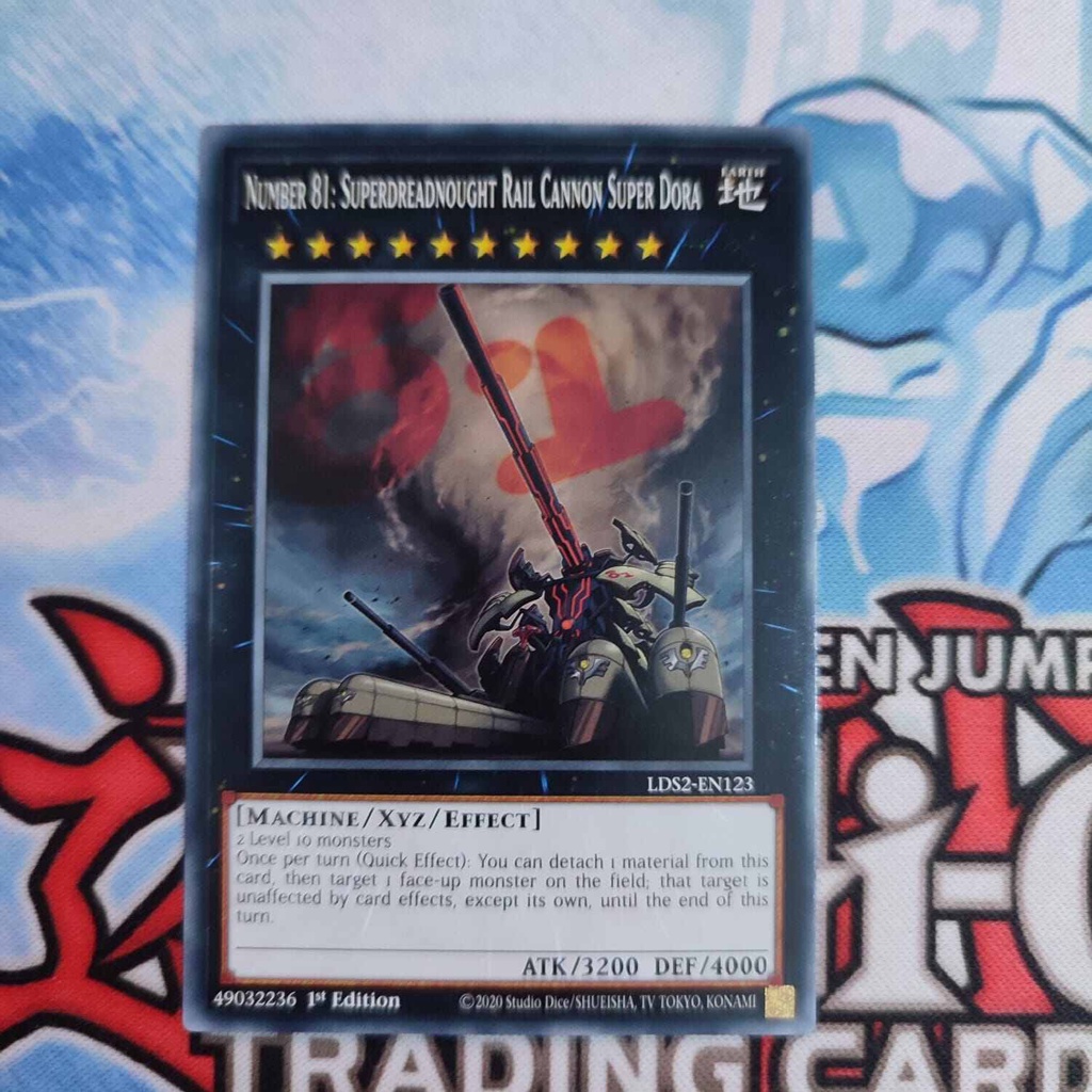 Jual yugioh number 81 superdreadnought rail cannon super dora - common - original | Shopee Indonesia
