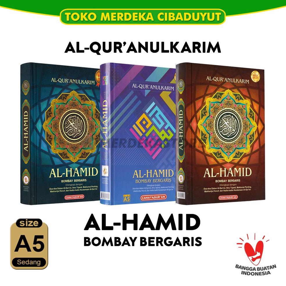 Jual Silahkan Beli Quran Wakaf Al Hamid Tanpa Terjemah A5 Mushaf Bombay Bergaris | Al Qur an Non ...