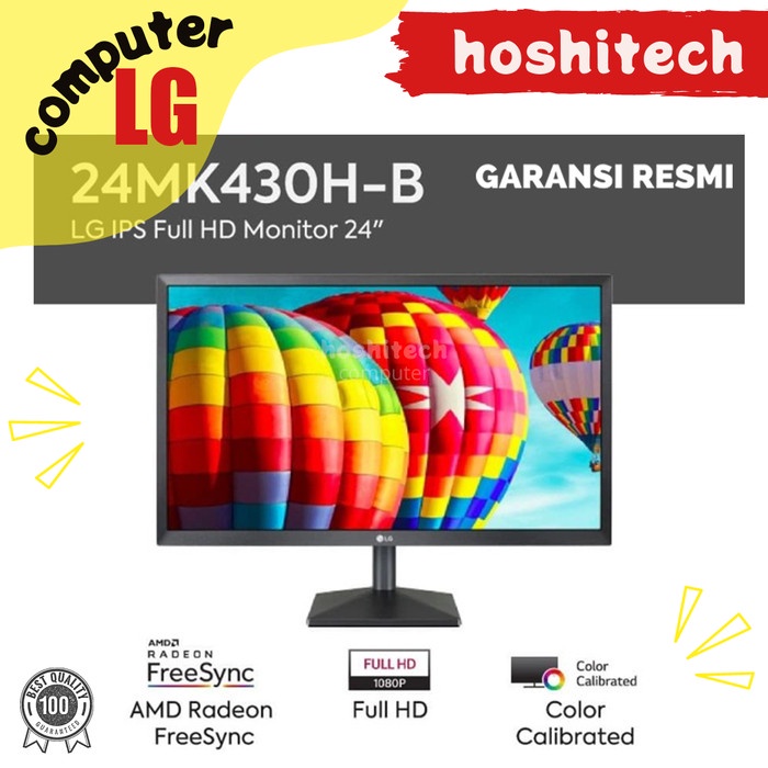 Jual Monitor LED LG 24MK430H-B IPS FHD 24" VGA HDMI 1920x1080 AMD ...