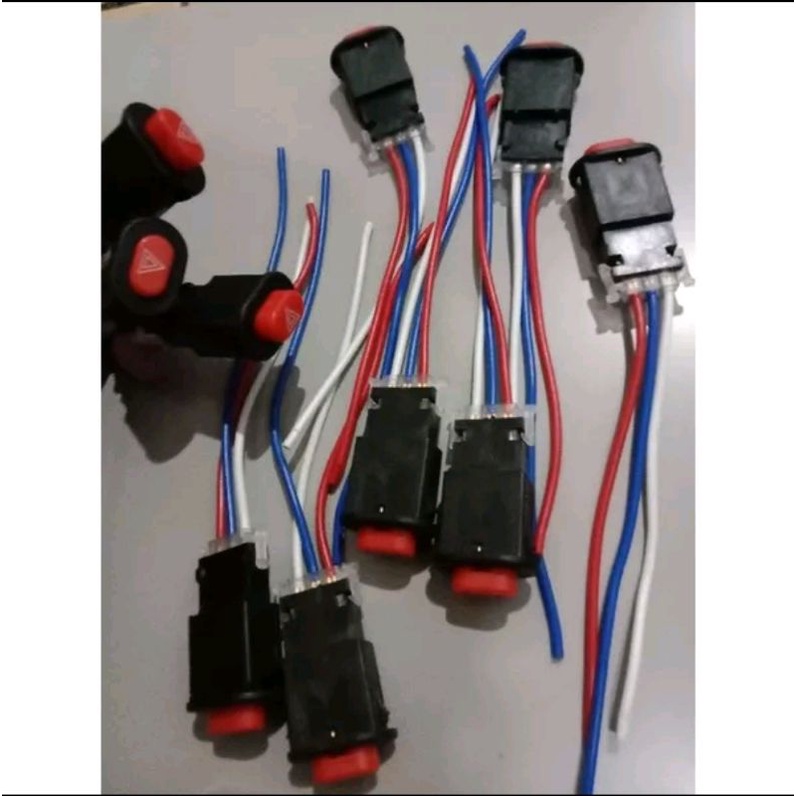 Jual Saklar / Tombol / Switch On Off HAZARD, Lampu, Universal | Shopee ...