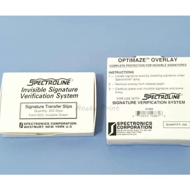 Jual [YJX/ > Spectroline Overlay Original USA, Spectroline Signature ...