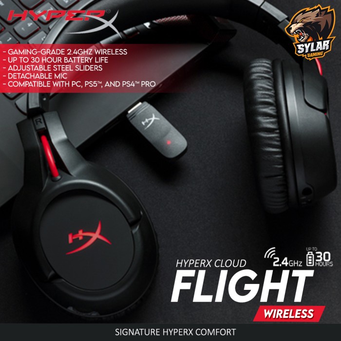 Jual Hyperx Cloud Flight Wireless | Shopee Indonesia