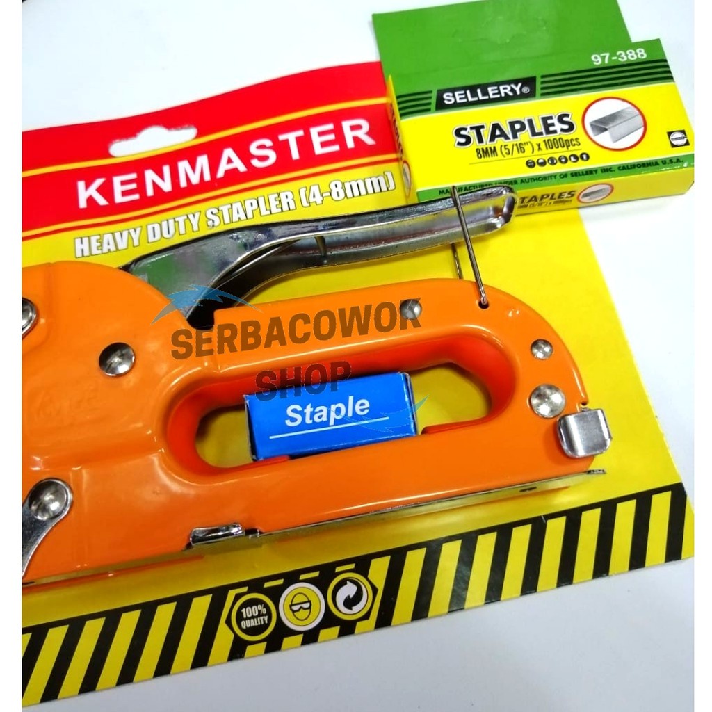 Jual Paket Isi Gun Taer Stapler Dan Mesin Staples Jok Stapler Gun ...
