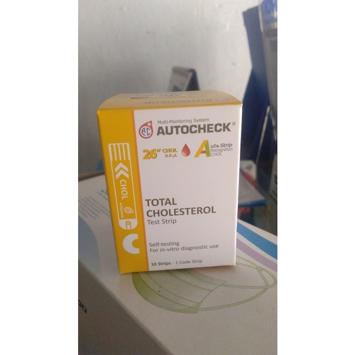 Jual Autocheck cholesterol strip refill isi 10 strips | Shopee Indonesia