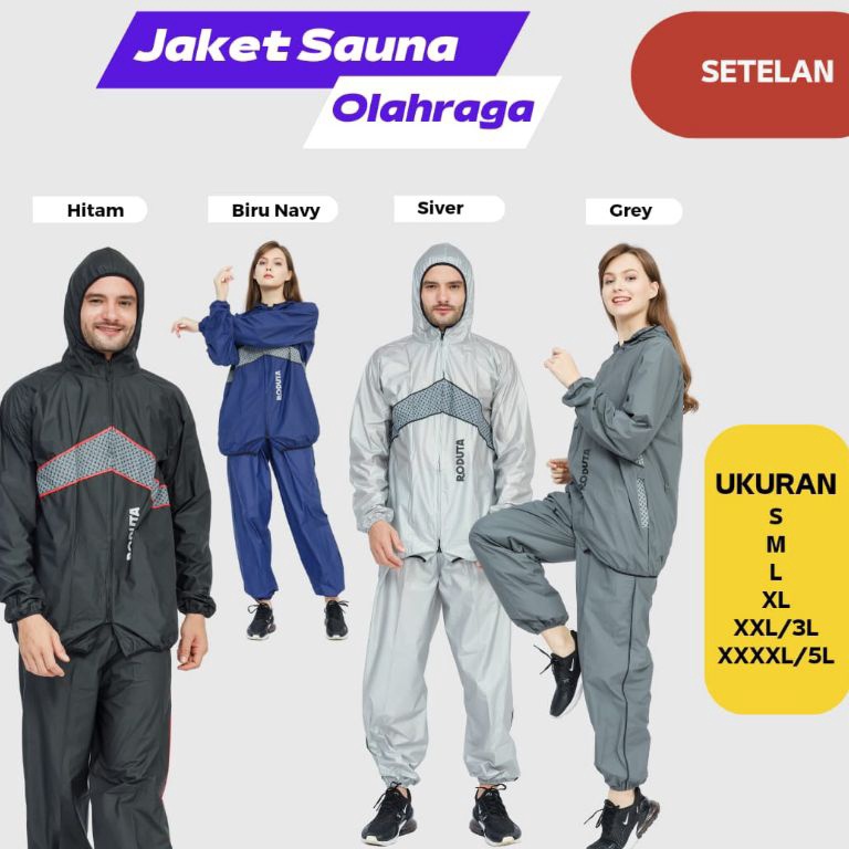 Jual STOK TERBATAS Jaket Sauna Olahraga Roduta Jogging | Shopee Indonesia