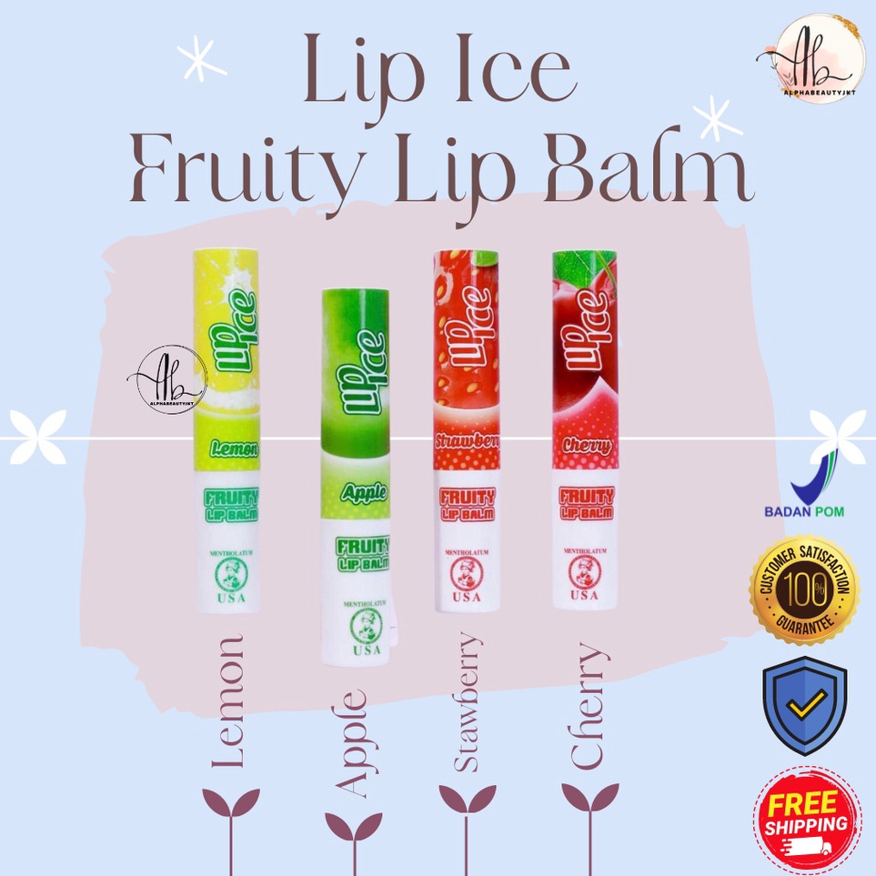 Jual Terbaik Lip Ice Fruity Lip Balm Series - SPF 15 grosir | Shopee ...