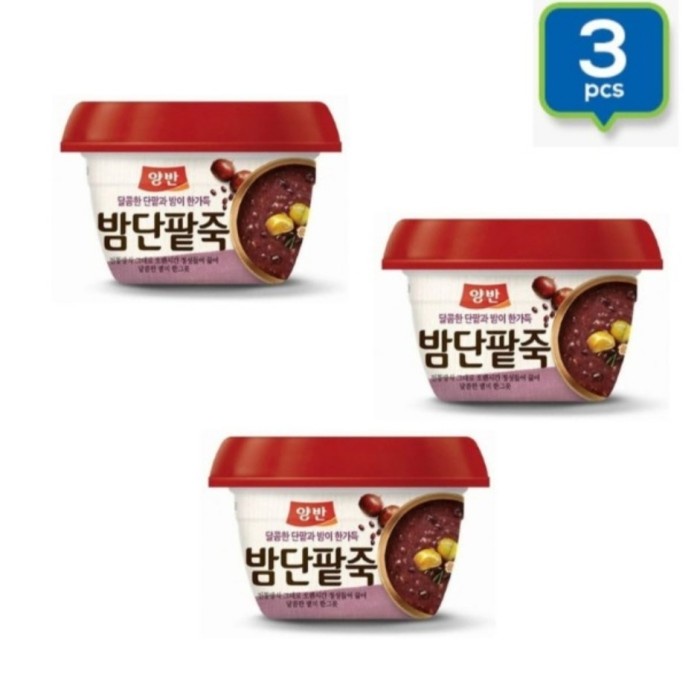 Jual DONGWON SWEET RED BEAN & CHESTNUT PORRIDGE - 285G-3PCS | Shopee ...