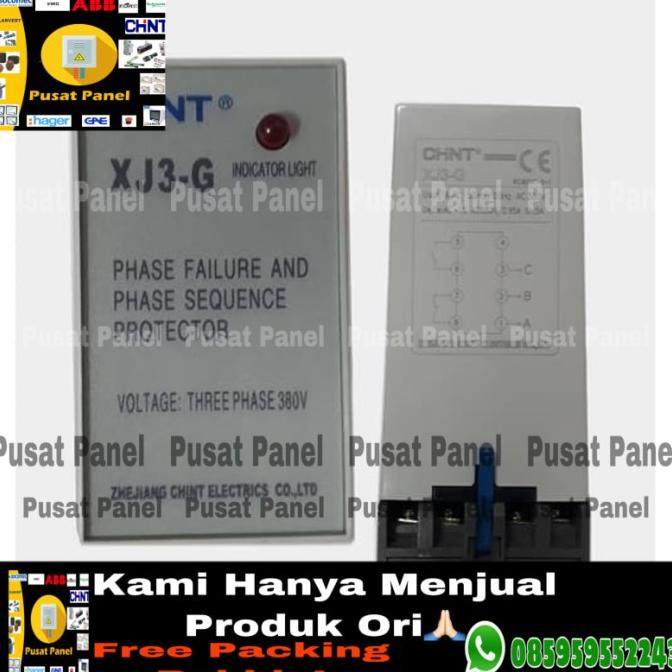 Jual Phase Relay / Phase Failure XJ3G CHINT XJ3-G | Shopee Indonesia