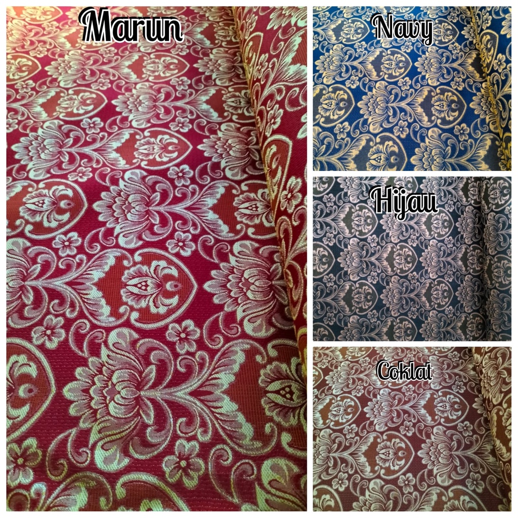Jual Kain Sofa Motif Bawang// Bahan Kain Kursi Sofa Meteran // Kain ...