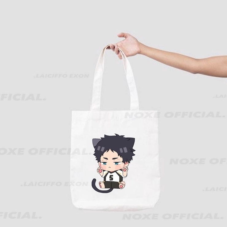 Jual BTR-72 TOTE BAG KANVAS HAIKYU ANIME JEPANG PART 2 / TAS ANIME ...