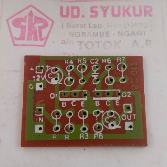 Jual PCB Mic Compressor 2 Transistor - Ronica SC 012 | Shopee Indonesia