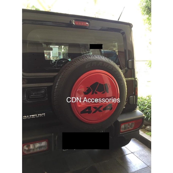 Jual Baru Sticker Badak 4X4 Jimny Jb74/Sticker Ban Serep Jimny Jb74 ...
