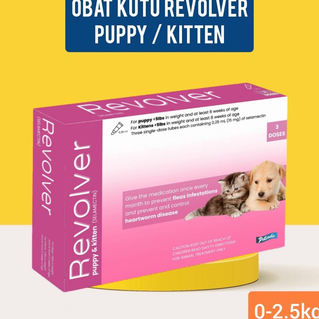 Jual 4.4 BRANDS FESTIVAL REVOLVER PUPPY/KITTEN - Obat kutu anjing ...