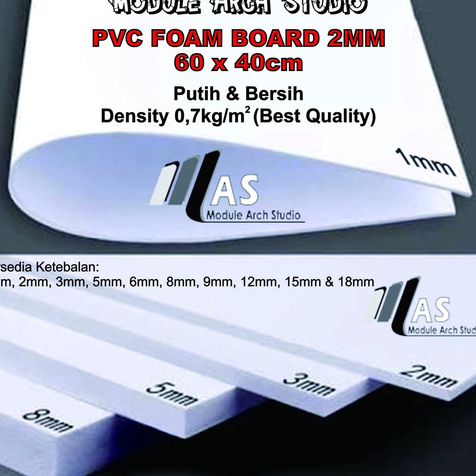 Jual CDBB7007 COD PVC 2mm / PVC Foam Board 2mm 60x40cm | Shopee Indonesia