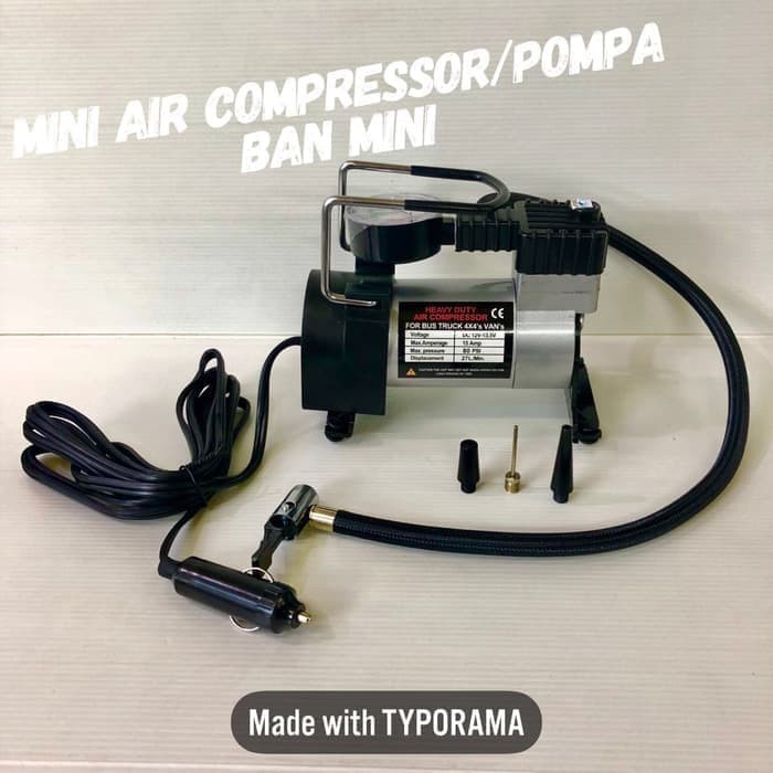Jual Heavy Duty Air Compressor 12V DC- compressor Tekanan 10 Pompa Ban ...