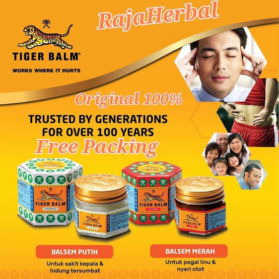 Jual BIG DISCOUNT⚡ TIGER BALM BALSAM 20GR // BALSEM TIGER MERAH 20 GRAM ...