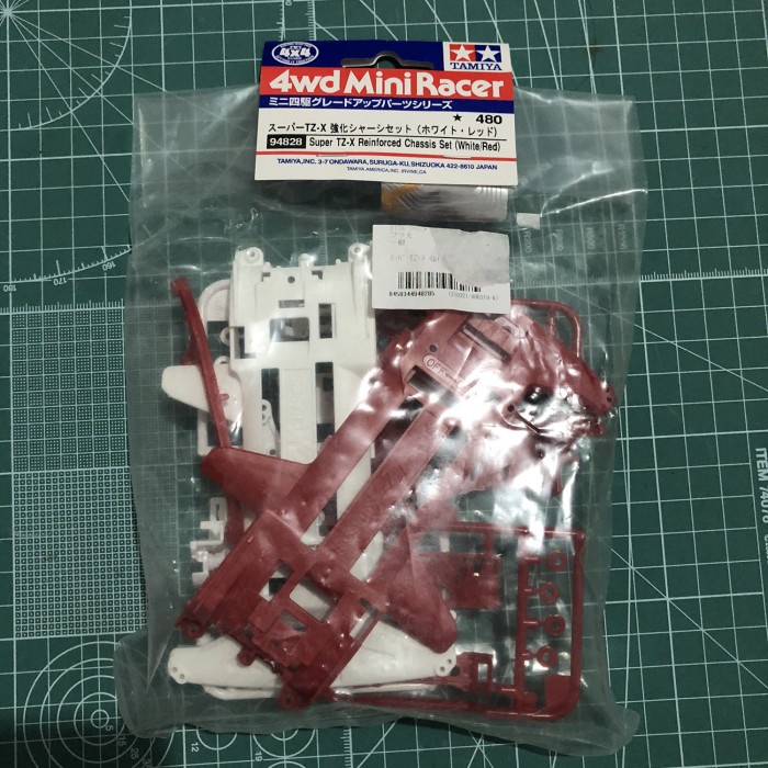 Jual Tamiya 94828 Super TZ-X Reinforced Chassis Set (White/Red ...