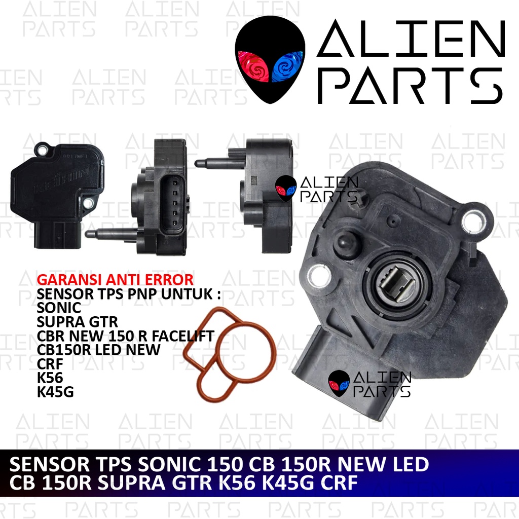Jual (COD) SENSOR TPS SUPER GRADE THROTTLE BODY TPS SONIC 150 R NEW CBR ...