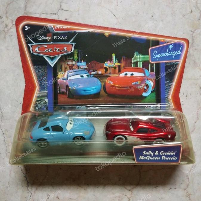 Jual Mattel 1/55 Disney Cars CRUISIN LIGHTNING MCQUEEN SALLY Movie ...
