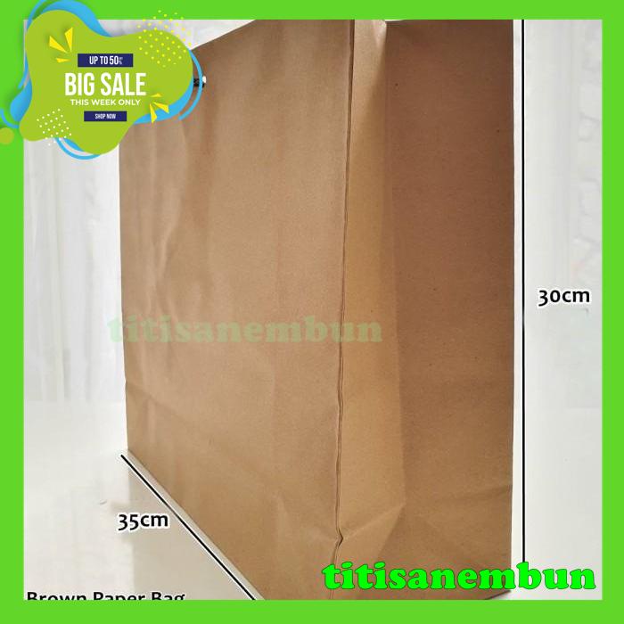 Jual PAPERBAG PUTIH BESAR X2X TAS KERTAS GOODIE PAPER BAG WHITE JUMBO ...