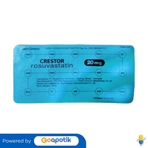 Jual CRESTOR 20 MG STRIP 15 TABLET | Shopee Indonesia