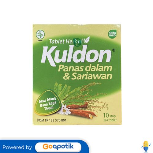 Jual KULDON SARIAWAN BOX 40 TABLET | Shopee Indonesia
