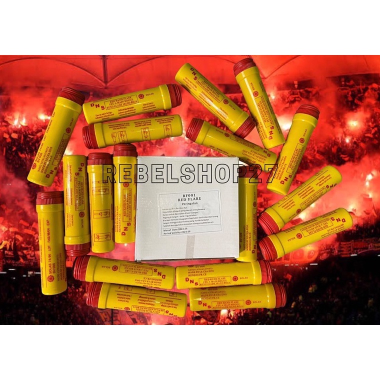 Jual 1.1 Brands Festival KEMBANG API FLARE DNS SUPPORTER BOLA / SIGNAL ...