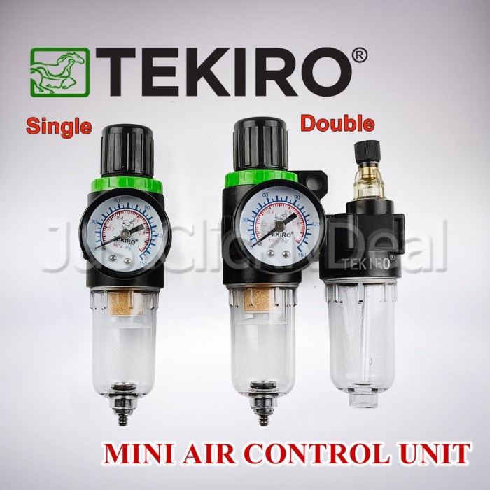 Jual Terlaris Tekiro Mini Air Control Unit 1/4 Inch Filter Regulator Kompresor Angin | Shopee ...