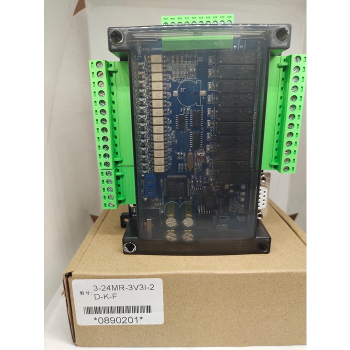 Jual PLC Mitsubishi FX3U - 24MR 14DI 10DO 6AD 2DA RS232 Modbus RTU 24V ...