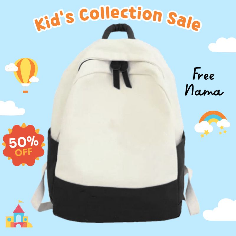 Jual TAS RANSEL BACKPACK SEKOLAH ANAK PAUD TK SD KUROMI CHIBI FREE NAMA | Shopee Indonesia