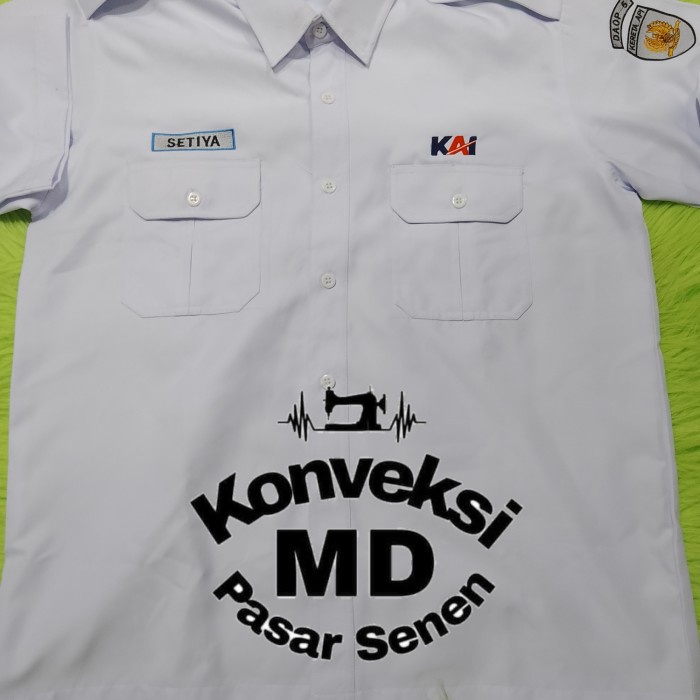 Jual seragam KAI R6 original/kemeja PT KAI R6 original/seragam R6 PT ...