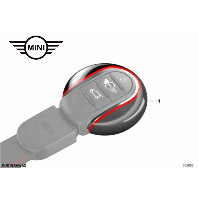 Jual [Original] Original Mini F54 F55 F56 F57 F60 Jcw Key Cap Casing ...