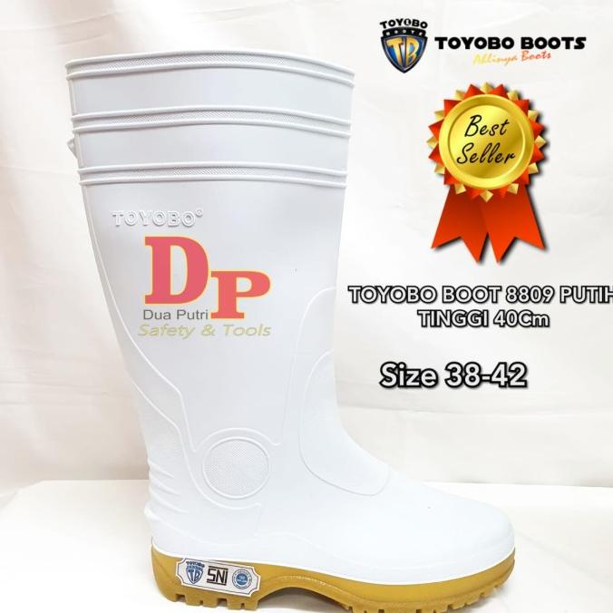 Jual SEPATU BOOT TOYOBO 8809 PUTIH BOOTS TOYOBO 8809 WHITE | Shopee ...