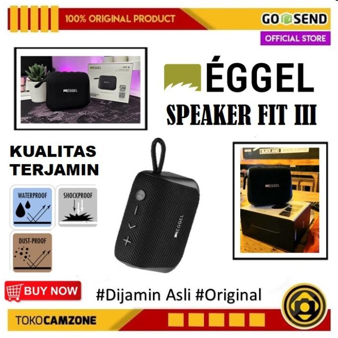 Jual Eggel Fit 3 Waterproof Portable Bluetooth Speaker | Shopee Indonesia