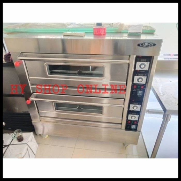 Jual Ready Gas Oven Luxury 2 Deck 4 Tray Pemanggang Roti Kue Crown Yxy ...