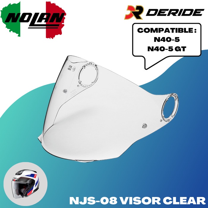 Jual Visor Nolan N40 N40-5 / GT NJS.08 - CLEAR | Shopee Indonesia