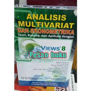 Jual [New Ori] Buku Analisis Multivariat Dan Ekonometrika Eviews 8 Imam Gozali Diskon | Shopee ...