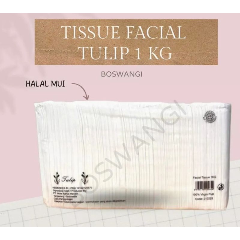 Jual Tissue Tulip_Facial Tisue Wajah (1000 gram) | Shopee Indonesia