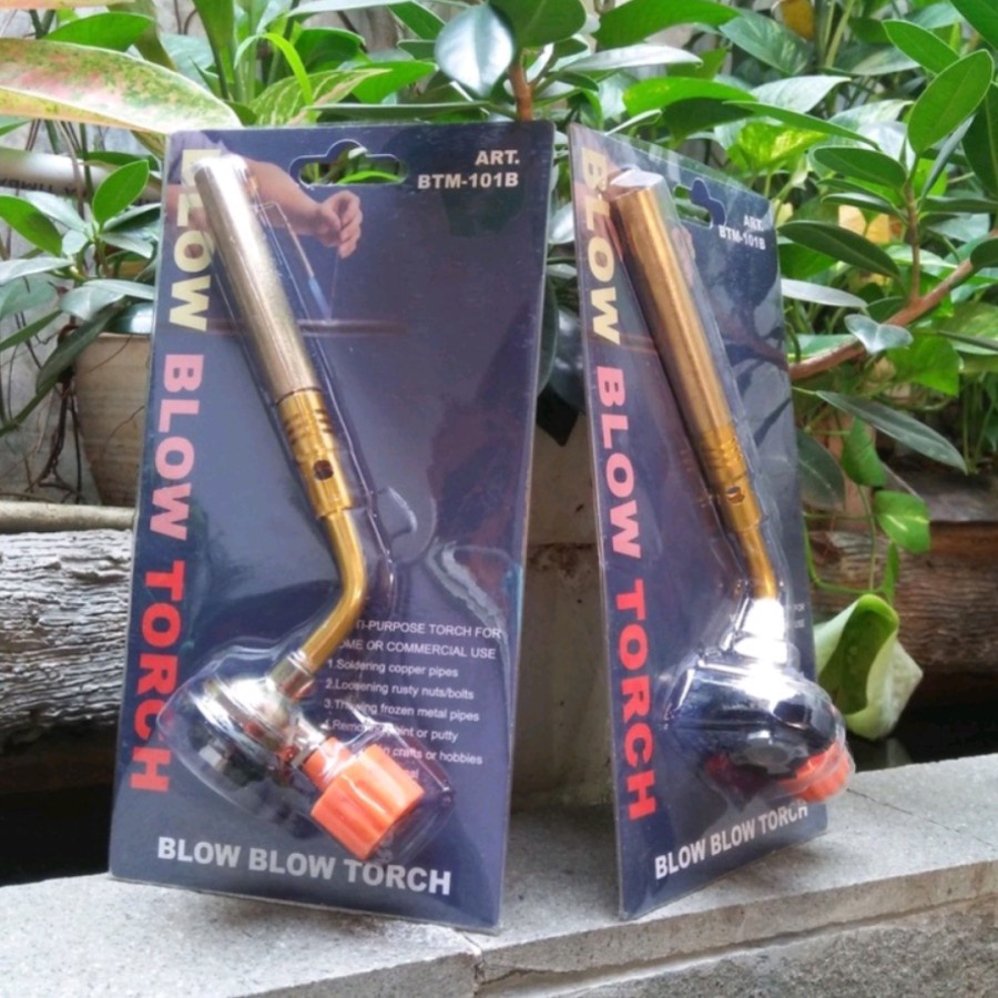 Jual Portable Gas Torch Blow Flame Gun Kepala Las Manual Alat BBQ Outdoor | Shopee Indonesia