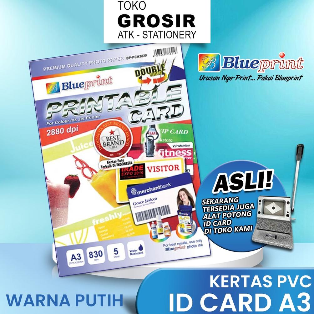 Jual Special ID Card Bahan Cetak idcard sendiri Printable Card ...