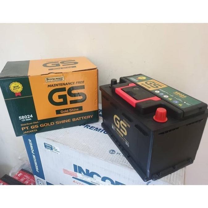 Jual AKI MOBIL MF INNOVA REBORN DIESEL GS MF DIN 58024 ACCU KERING | Shopee Indonesia