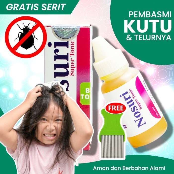 Jual Obat Kutu Rambut Ampuh Nosuri Untuk Anak Dan Dewasa Basmi Sampai ...
