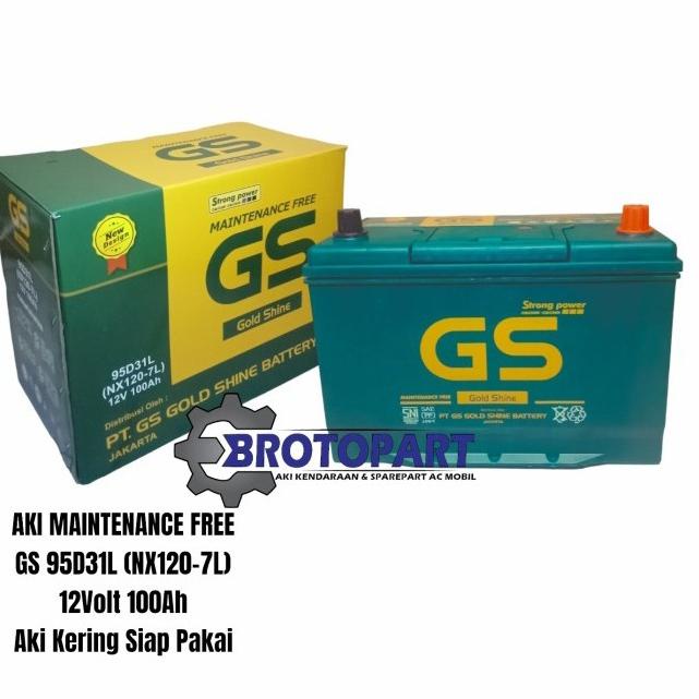 Jual Aki Mobil Toyota Land Cruiser Prado 30 Hi-Ace Accu kering GS 95D31L MF | Shopee Indonesia