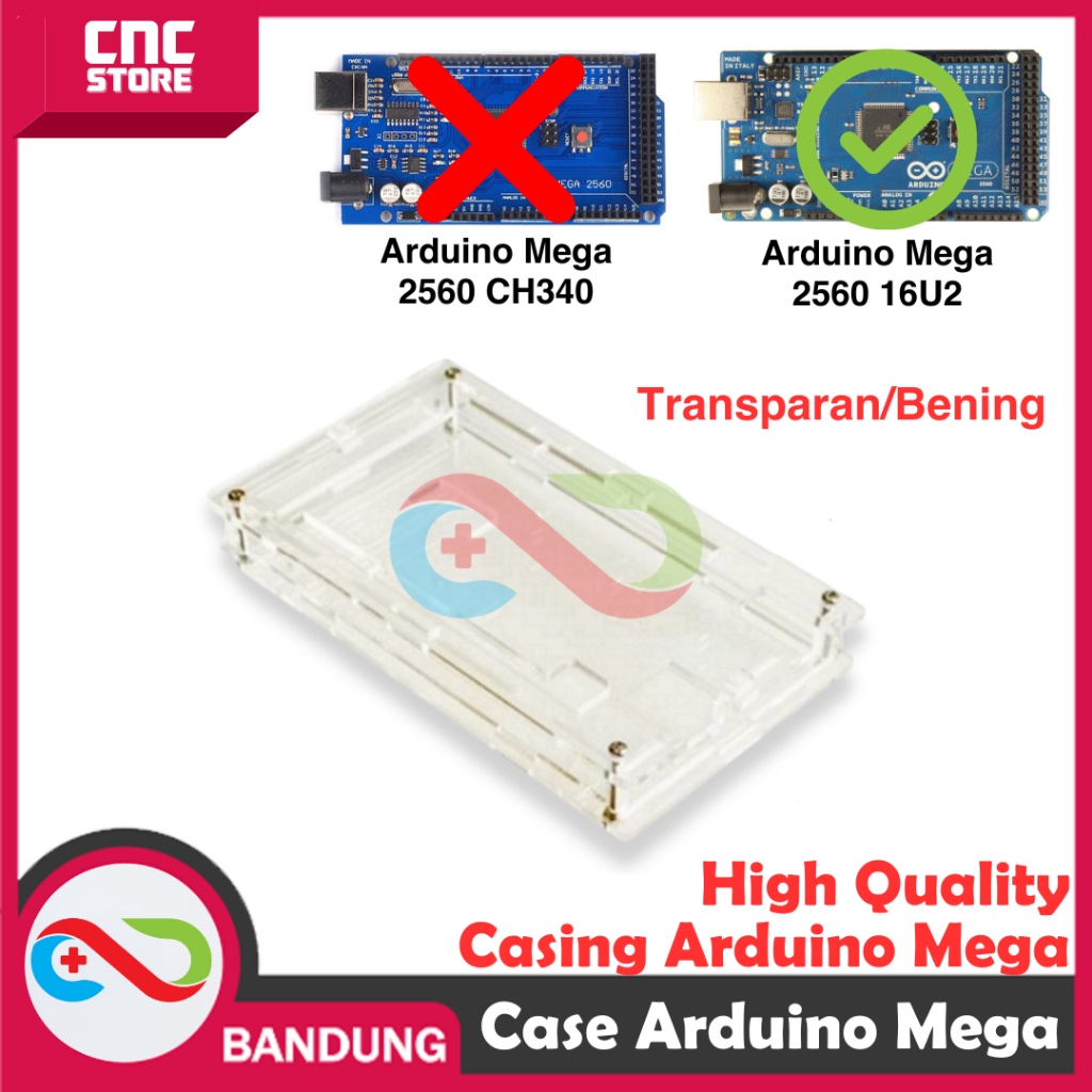 Jual Casing Akrilik Acrylic Arduino Mega R3 Clear V3 Box Kotak Case