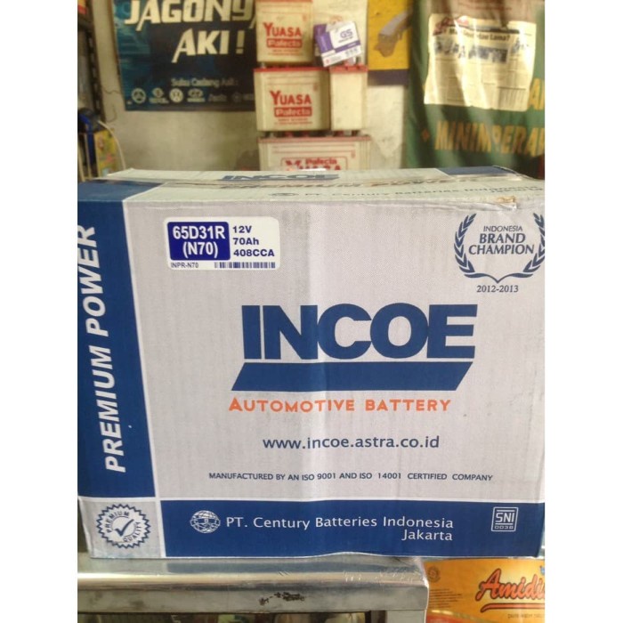 Jual Accu / Aki Incoe Premium N70 star | Shopee Indonesia